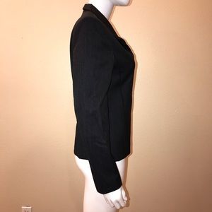 G2000 | Jackets & Coats | G200 Black Pinstriped Blazer Jacket Wool ...